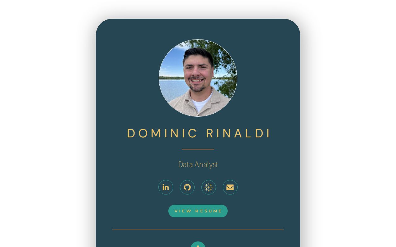 Dominic Rinaldi's Portfolio
